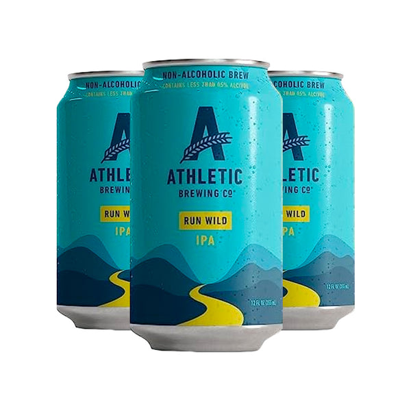 Athletic Brewing Run Wild IPA NA Beer 6pk/12oz Cans – InternetWines.com