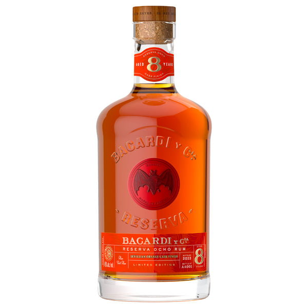 Bacardi Reserva Ocho Sevillian Orange Cask Rum – InternetWines.com