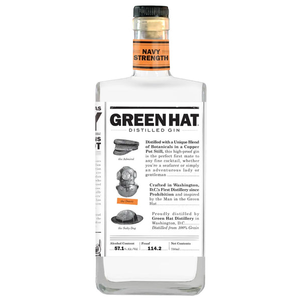 Green Hat Navy Strength Gin – InternetWines.com