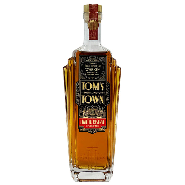 Tom's Town Limited Reserve 5yr Bourbon Finished in Rum Barrels ...