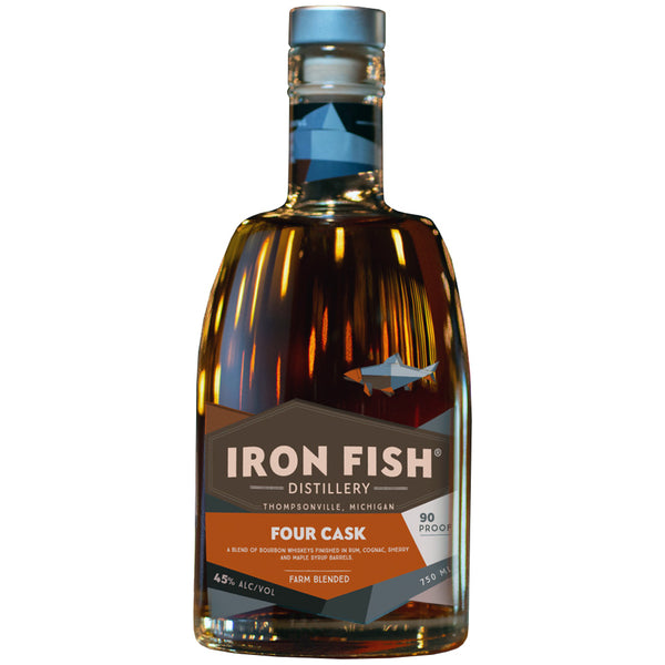 Iron Fish Four Cask Bourbon – InternetWines.com