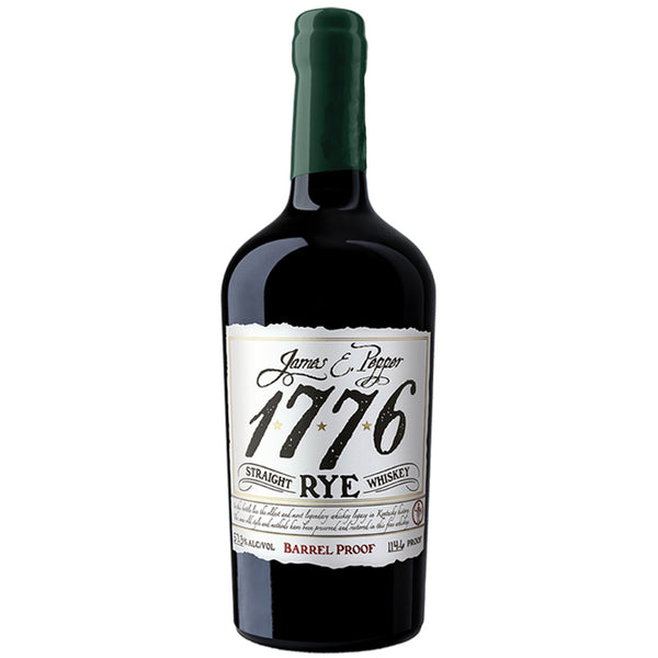 James Pepper 1776 Straight Rye Whiskey Barrel Proof – InternetWines.com