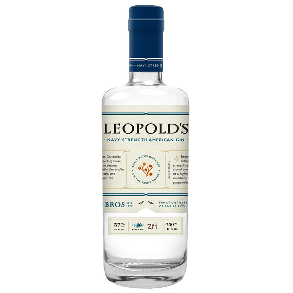 Leopold's Navy Strength American Gin – InternetWines.com
