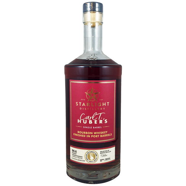 Starlight Distillery Carl T. Huber's Bourbon Whiskey Finished in Port ...