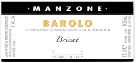 Manzone Barolo Bricat 2015 – InternetWines.com